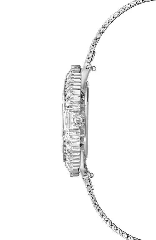 SWAROVSKI Matrix Octagon Mesh Strap Watch - Silver