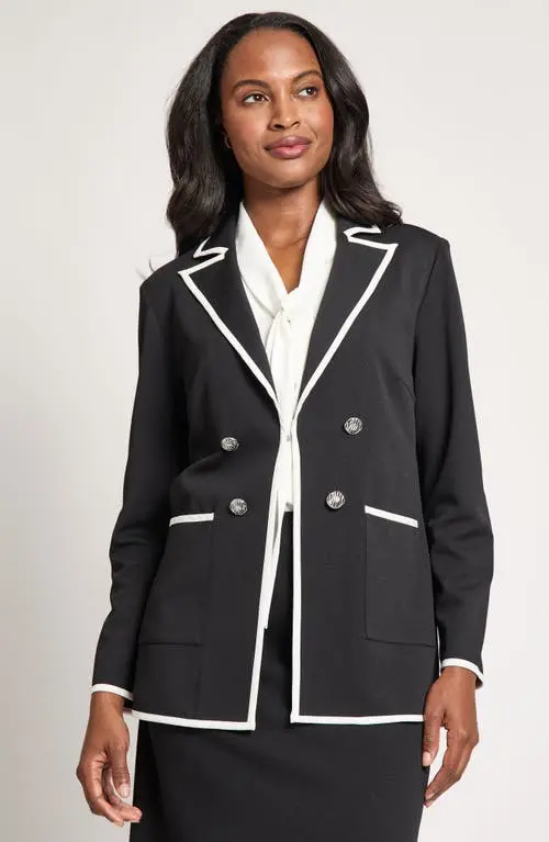 Ming Wang Notched Lapel Jacket
