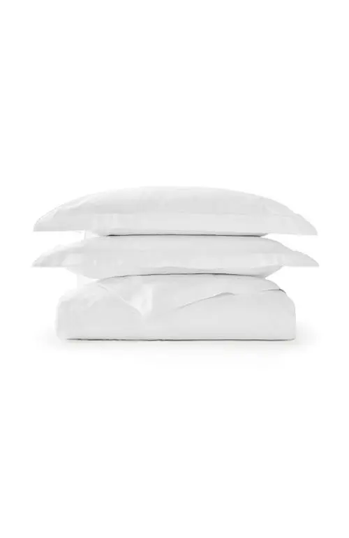 CHRISTY Premium Luxury Sateen Cotton Duvet Cover Sets - White