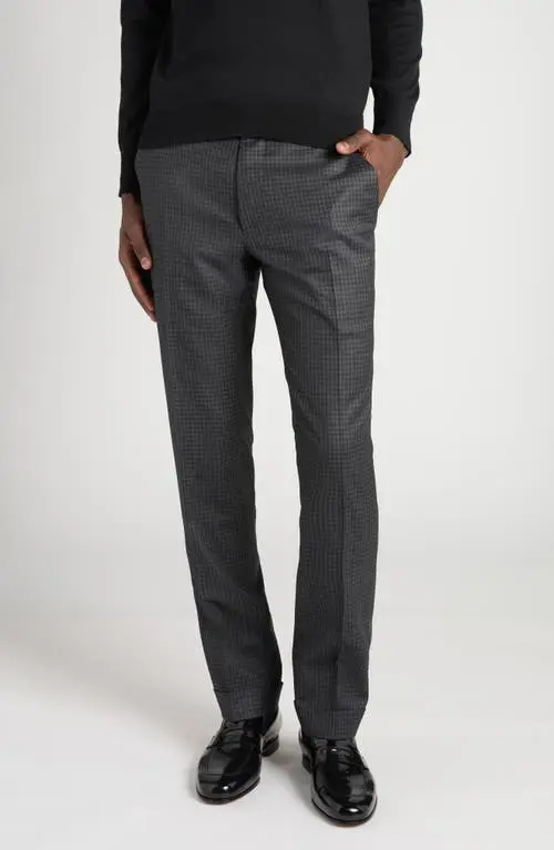 TOM FORD Dyllan Gingham Virgin Wool Suit
