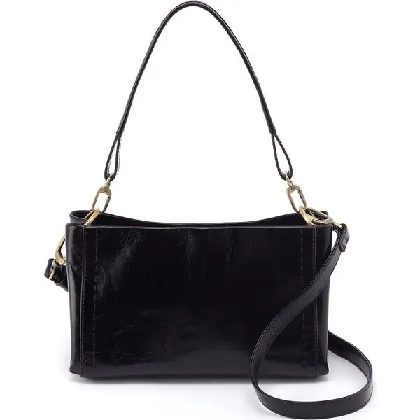 Hobo Seneca Leather Crossbody Bag - Black