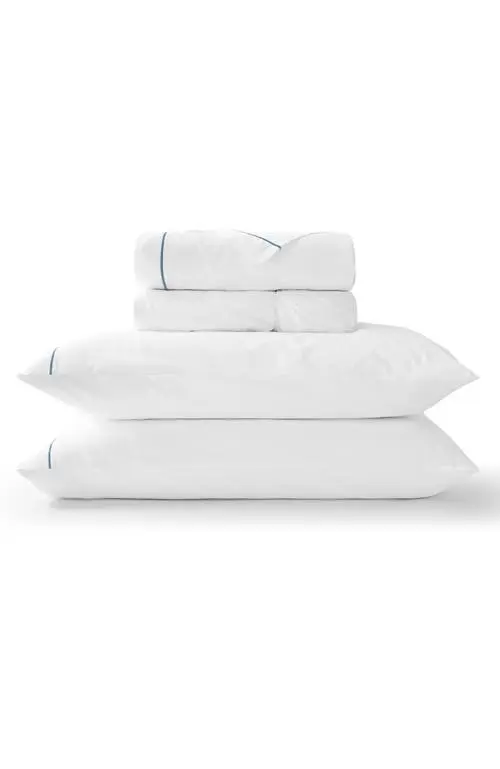 CHRISTY Premium Luxury Sateen Cotton Sheet Set Bundles - Blue
