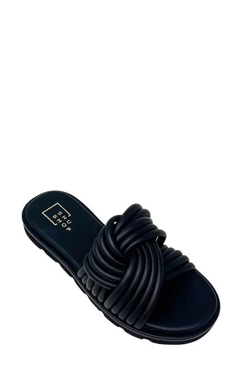 SHU SHOP Cairo Slide Sandal - Black