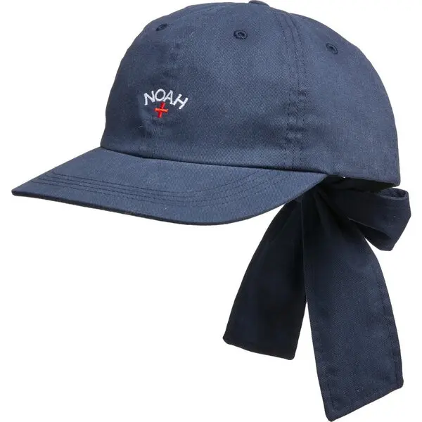 NOAH Logo Embroidered Baseball Cap - Navy