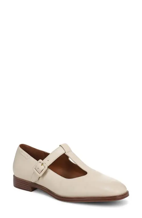 Franco Sarto Kenley T-strap Flat - Ivory White