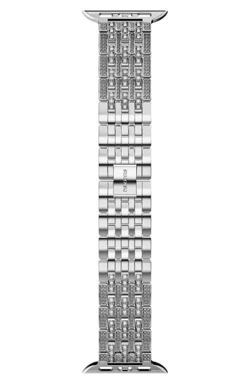 SWAROVSKI Sparkling Princess 20mm Apple Watch® Watchband - Silver