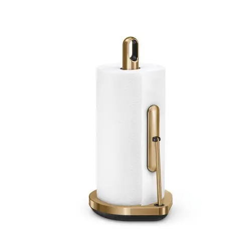 SIMPLEHUMAN Tension Arm Paper Towel Holder - Brass