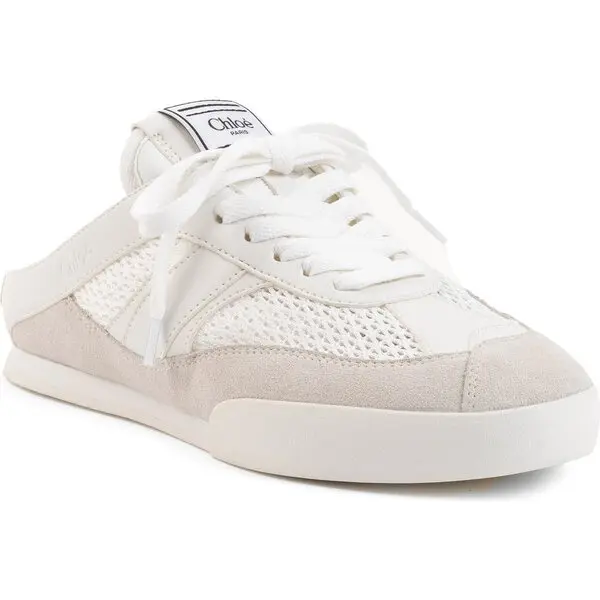 Chloé Kick Mule Sneaker - Cloudy Cream