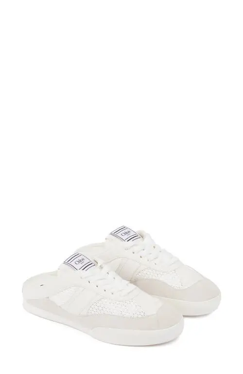 Chloé Kick Mule Sneaker - Cloudy Cream