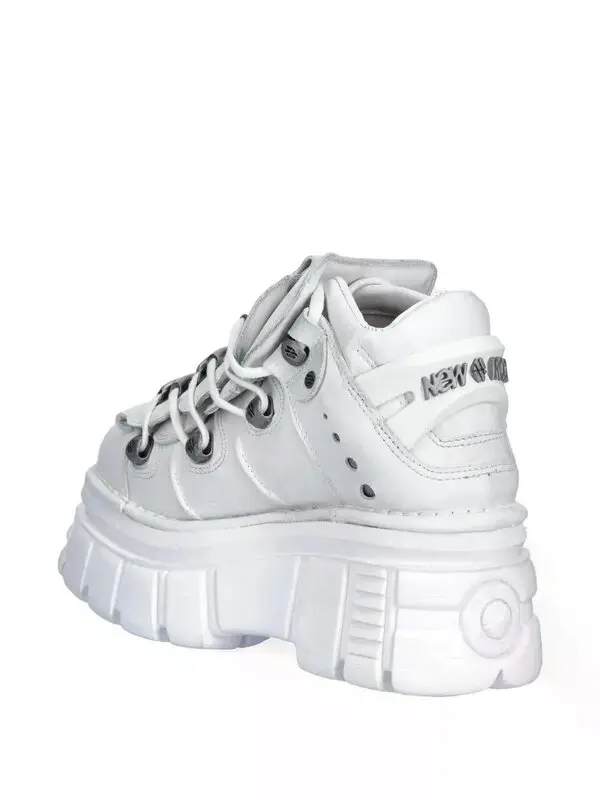 NEW ROCK M-106-s53 Platform Lace-up Trainers