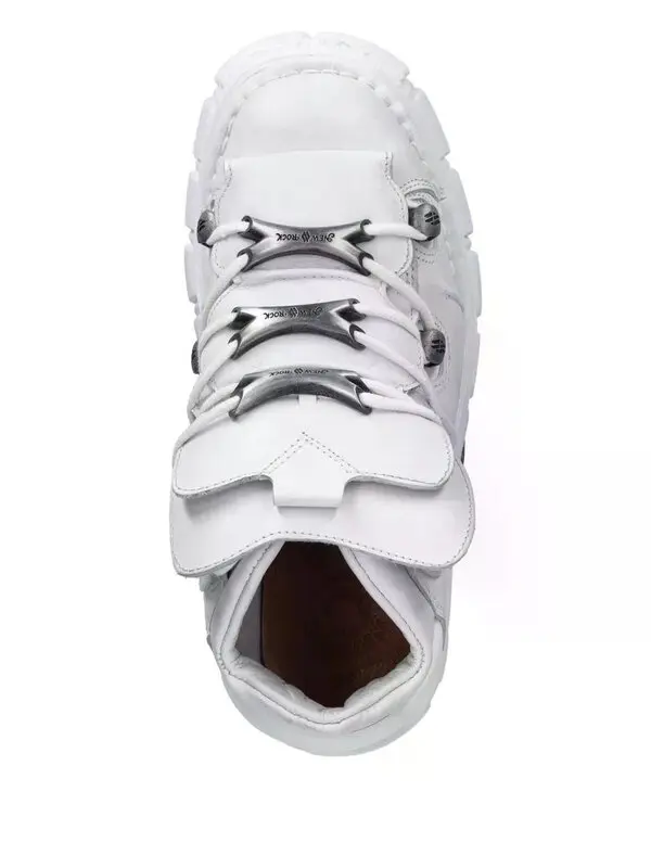 NEW ROCK M-106-s53 Platform Lace-up Trainers