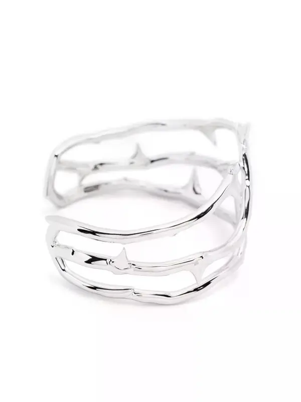 SHAUN LEANE Rose Thorn Small Cuff - Silver