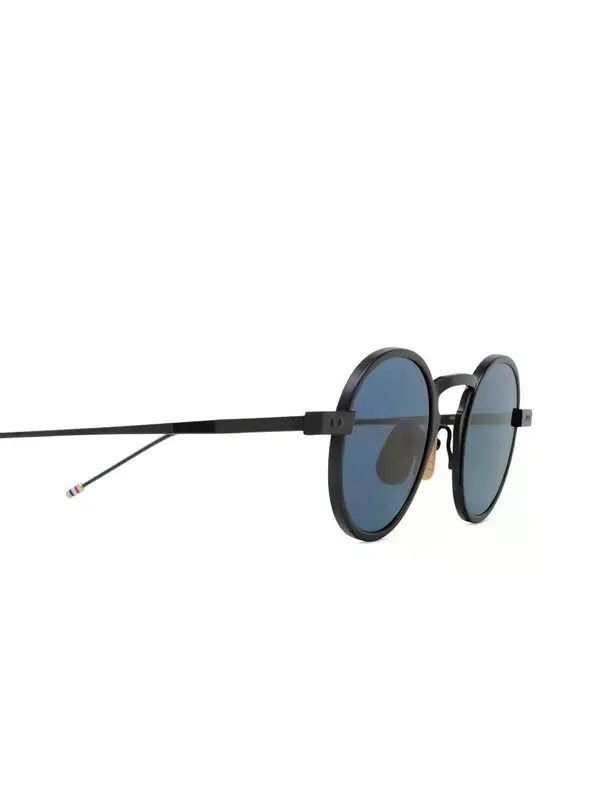 Thom Browne Round-frame Sunglasses - Black