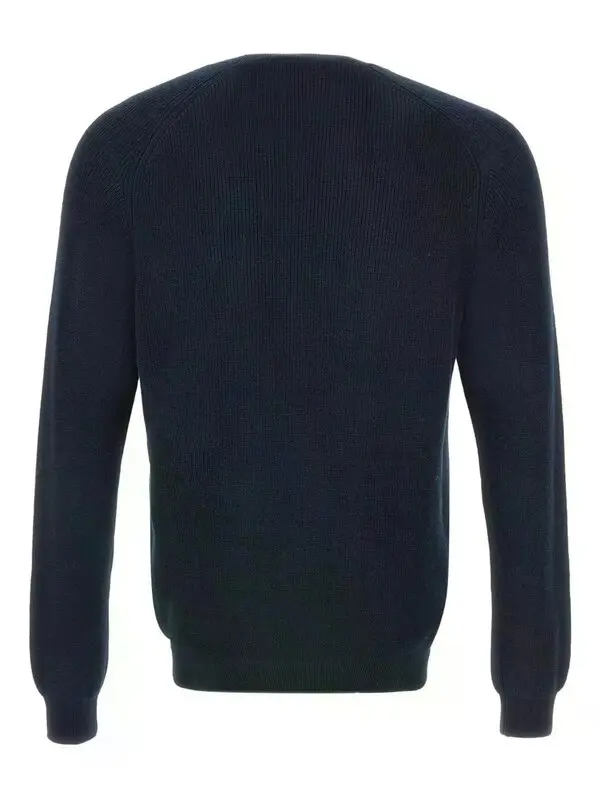 DIKTAT Ribbed Raglan-sleeves Sweater