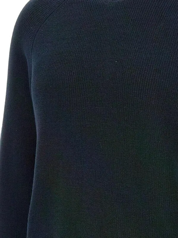 DIKTAT Ribbed Raglan-sleeves Sweater