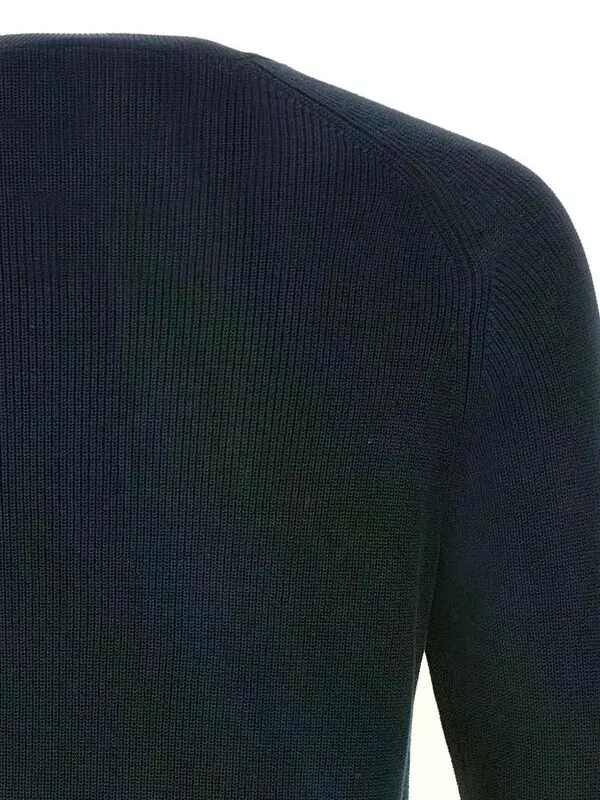 DIKTAT Ribbed Raglan-sleeves Sweater