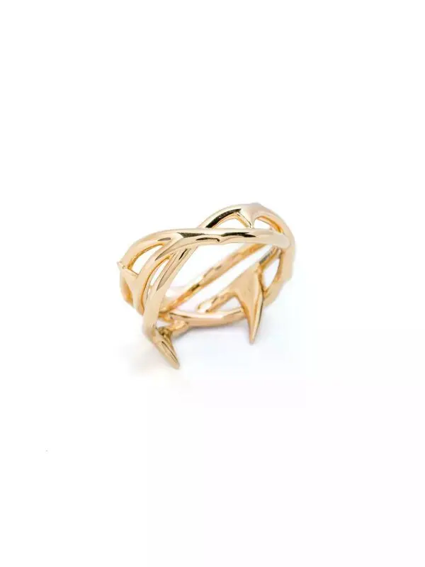 SHAUN LEANE Rose Thorn Triple Band Ring