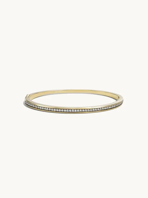 BY PARIAH Diamond And 14k Gold Bangle - 14k Gold,diamond