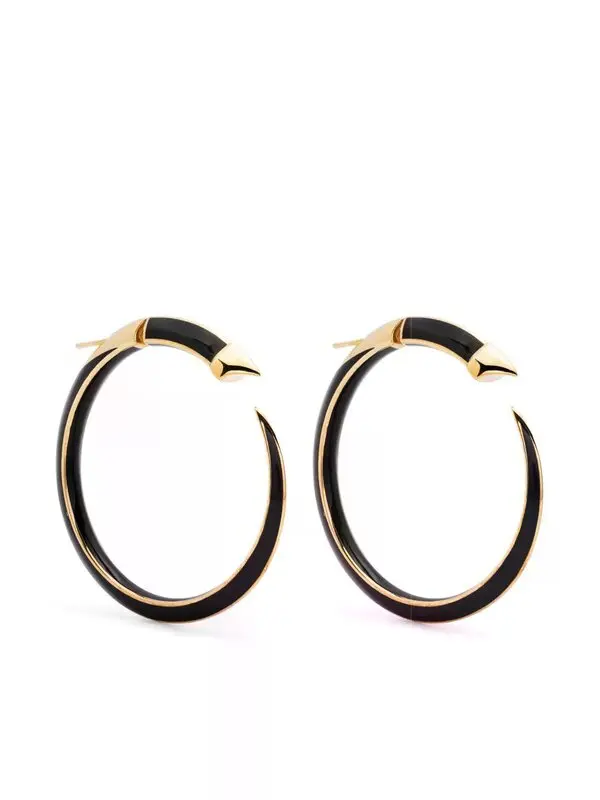 SHAUN LEANE Sabre Solis Hoop Earrings - Gold