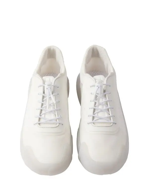 Prada Technical Fabric Sneakers - White