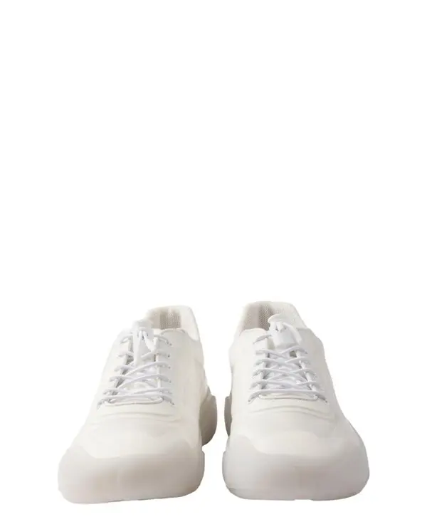 Prada Technical Fabric Sneakers - White