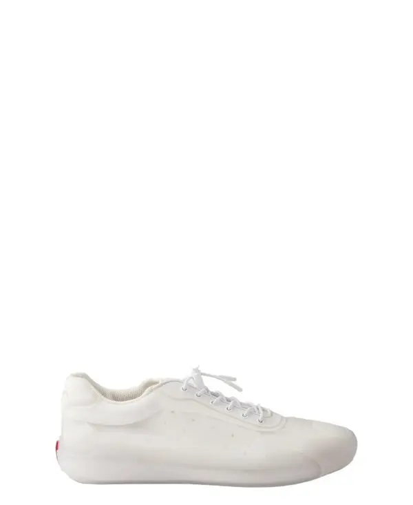 Prada Technical Fabric Sneakers - White