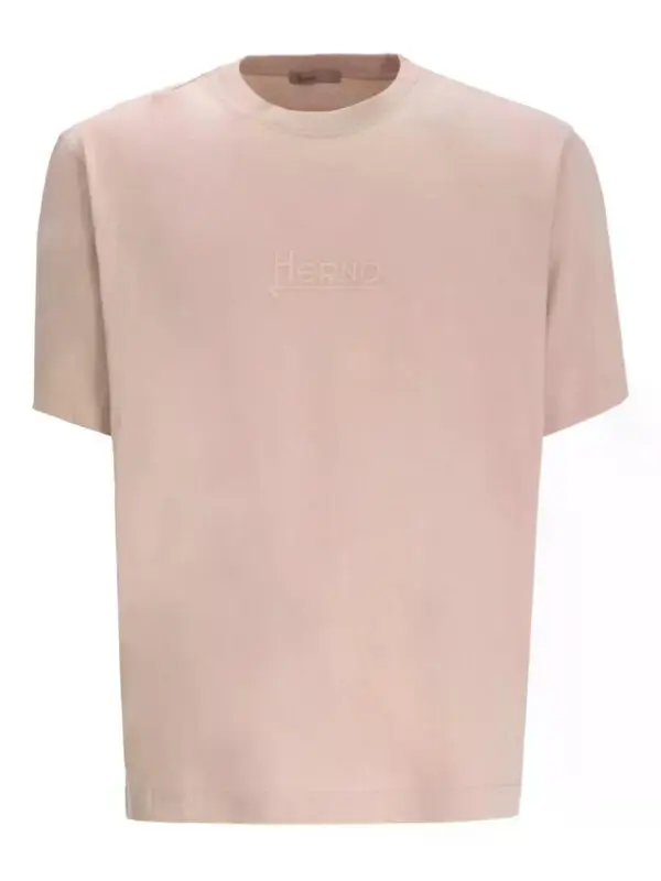 Herno Embroidered Cotton T-shirt