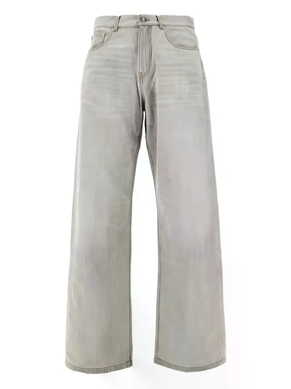 Palm Angels Five-pocket Jeans With Tonal Stitching