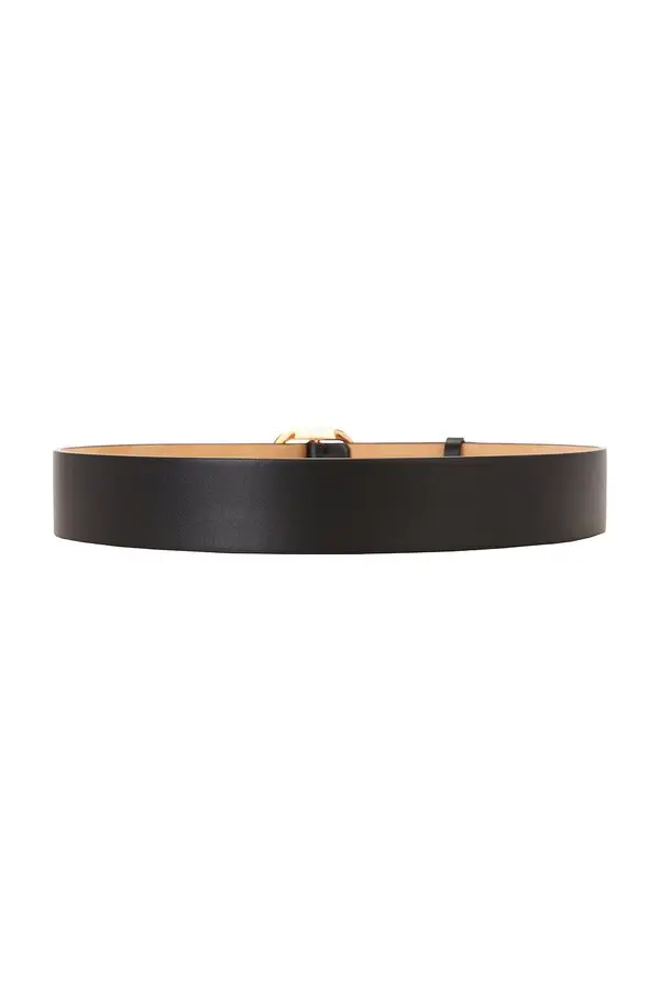 Gabriela Hearst Elster Buckle Leather Belt - Black