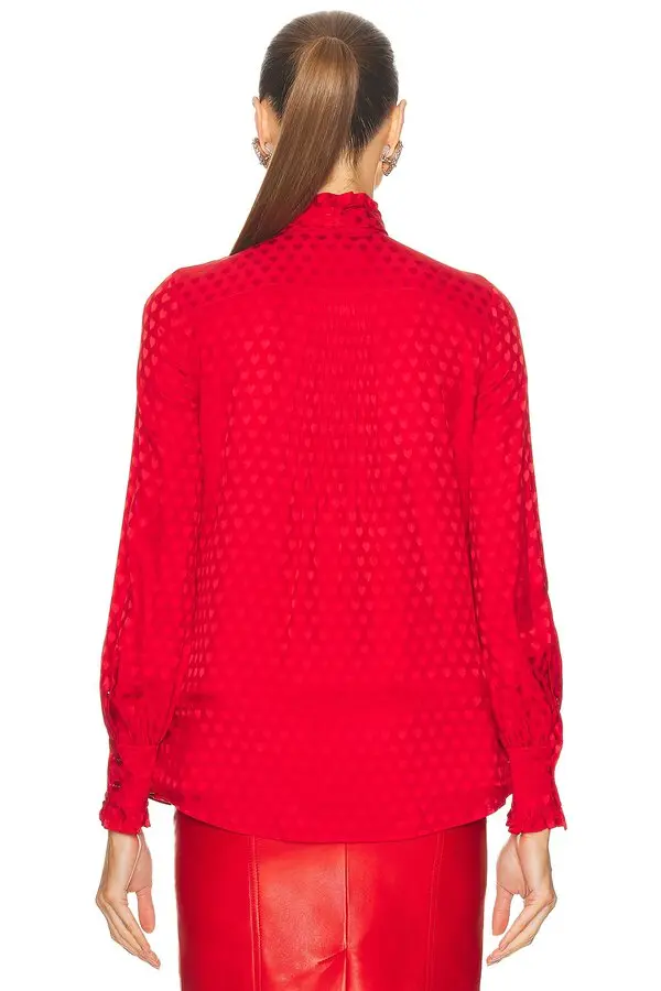 Valentino Garavani La Cour De Coeur Cuori Shirt - Red
