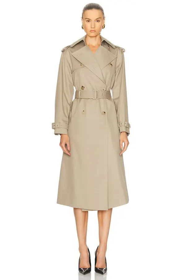 Buy Alexander McQueen Trench Coat - Beige At 40% Off | Editorialist