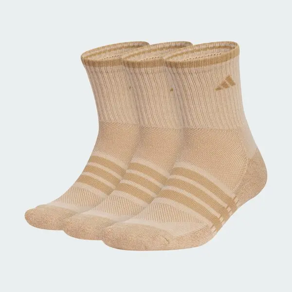 Adidas Cushioned X 4 3-pack Mid-crew Socks - Warm Sandstone