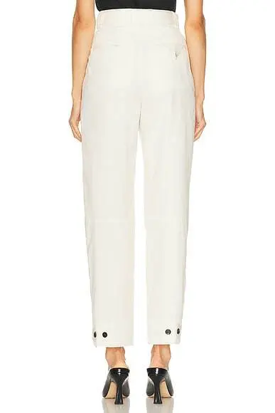 Bottega Veneta Belted Trouser - Frosting