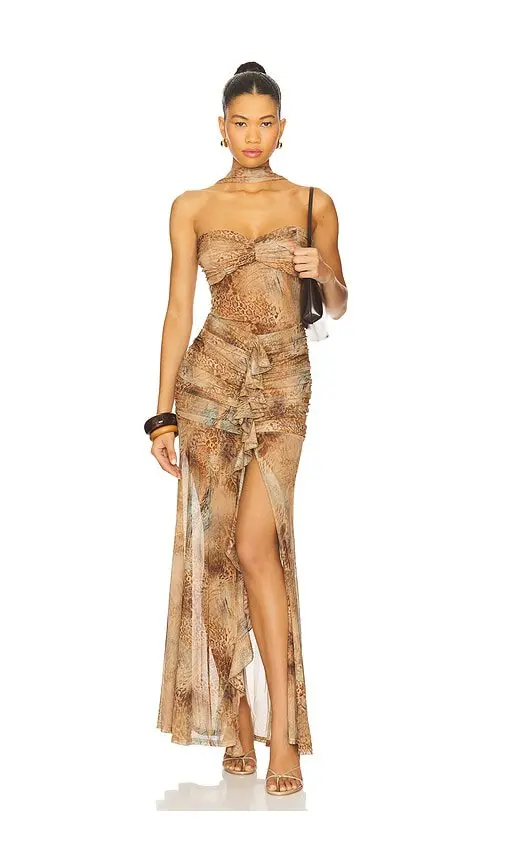 Superdown Britlee Maxi Dress - Tan