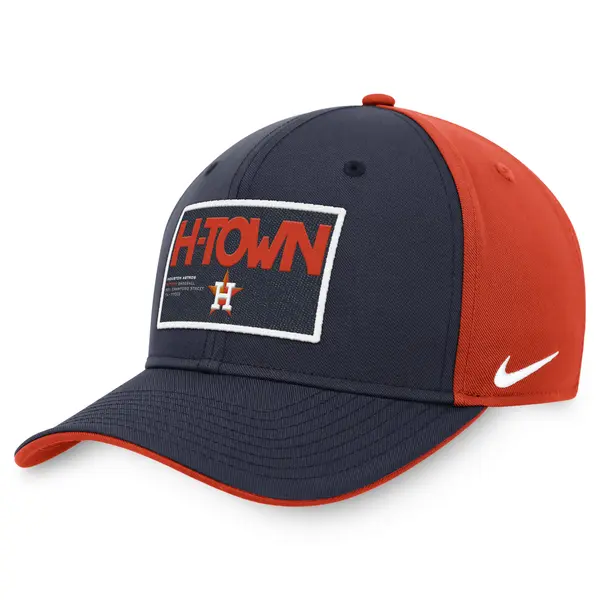 Nike Houston Astros Classic99 Color Block Mlb Adjustable Cap - Blue