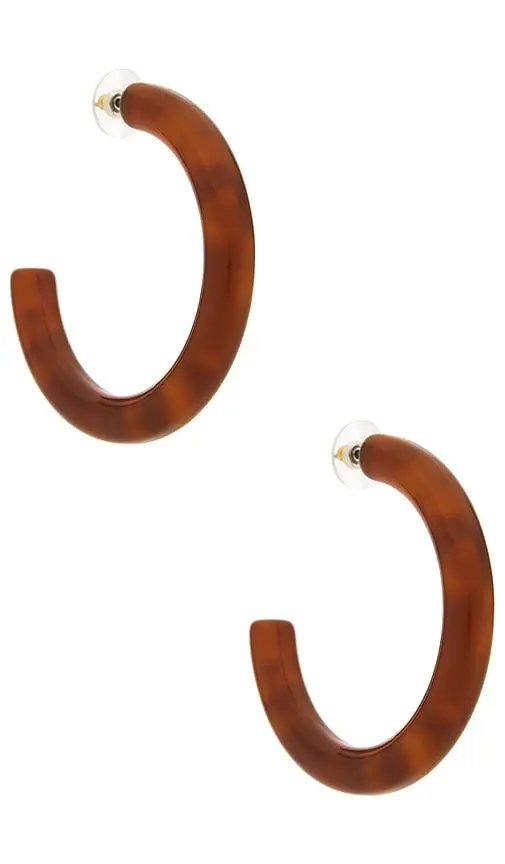Lele Sadoughi Broadway Hoop Earrings - Sienna