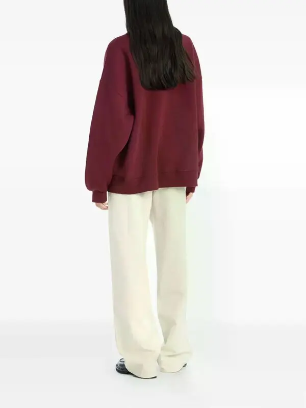ROTATE BY BIRGER CHRISTENSEN Embroidered Crew-neck Sweatshirt