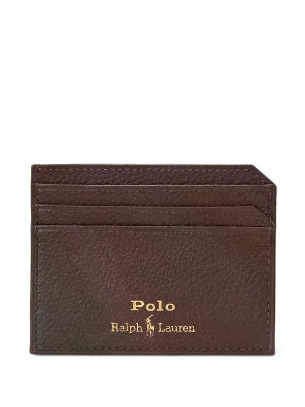 Polo Ralph Lauren Grained Leather Cardholder - Brown