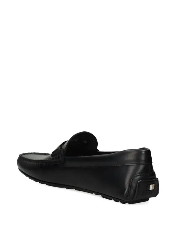 BOSS Nappa Leather Driver Shoes With Silver-tone Hardware