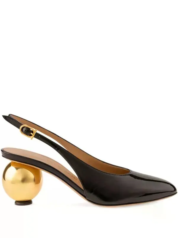 FERRAGAMO 55mm Spherical-heel Pumps