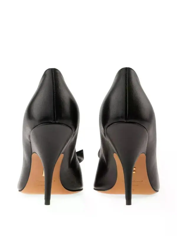 FERRAGAMO 70mm Bow Pointed Pumps