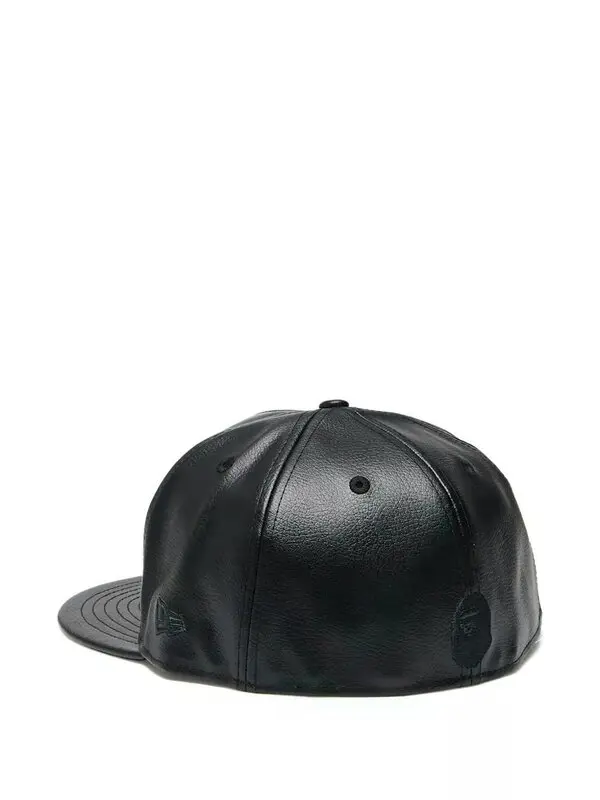 A BATHING APE X New Era Leather Baseball Cap