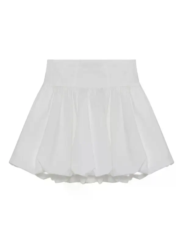 Simkhai Pippa Bubble-hem Mini Skirt - White
