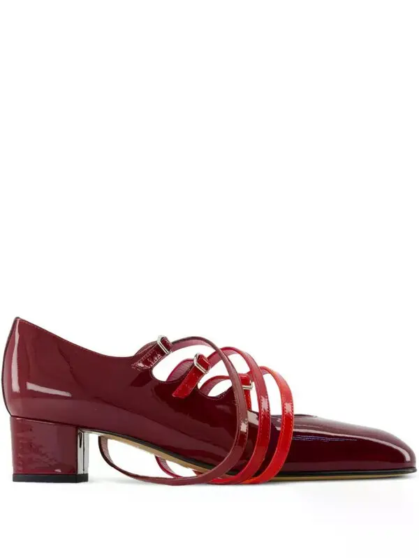 CAREL Spaghetti Patent Leather Pumps