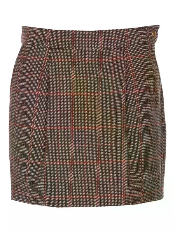 Chloé Plaid Mini Skirt