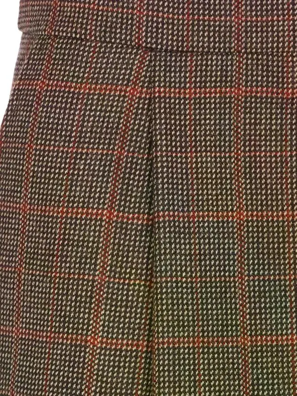 Chloé Plaid Mini Skirt