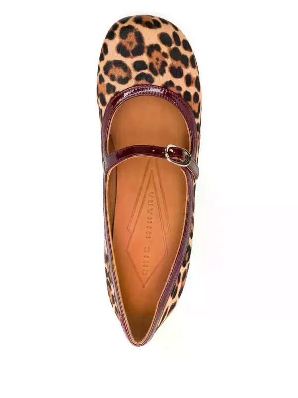 Chie Mihara 60mm Leopard-print Block-heel Pumps
