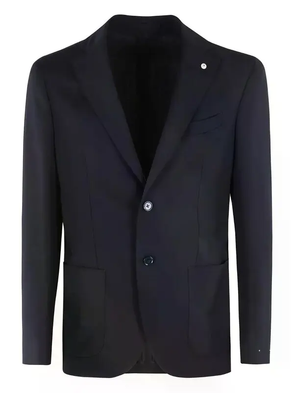 L.B.M. Notched-lapel Wool Jacket