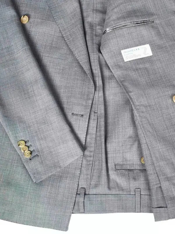 FRANZESE COLLECTION Double-breasted Peak-lapel Suit