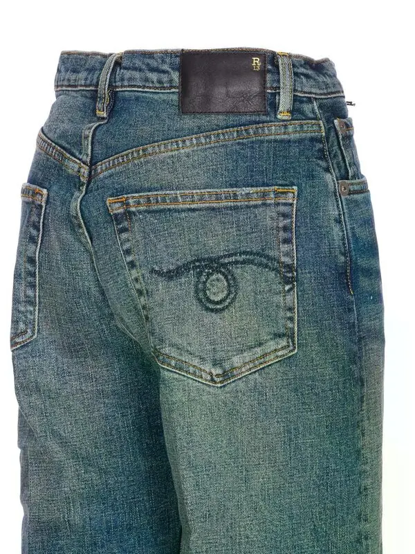 R13 Patch-pocket Jeans